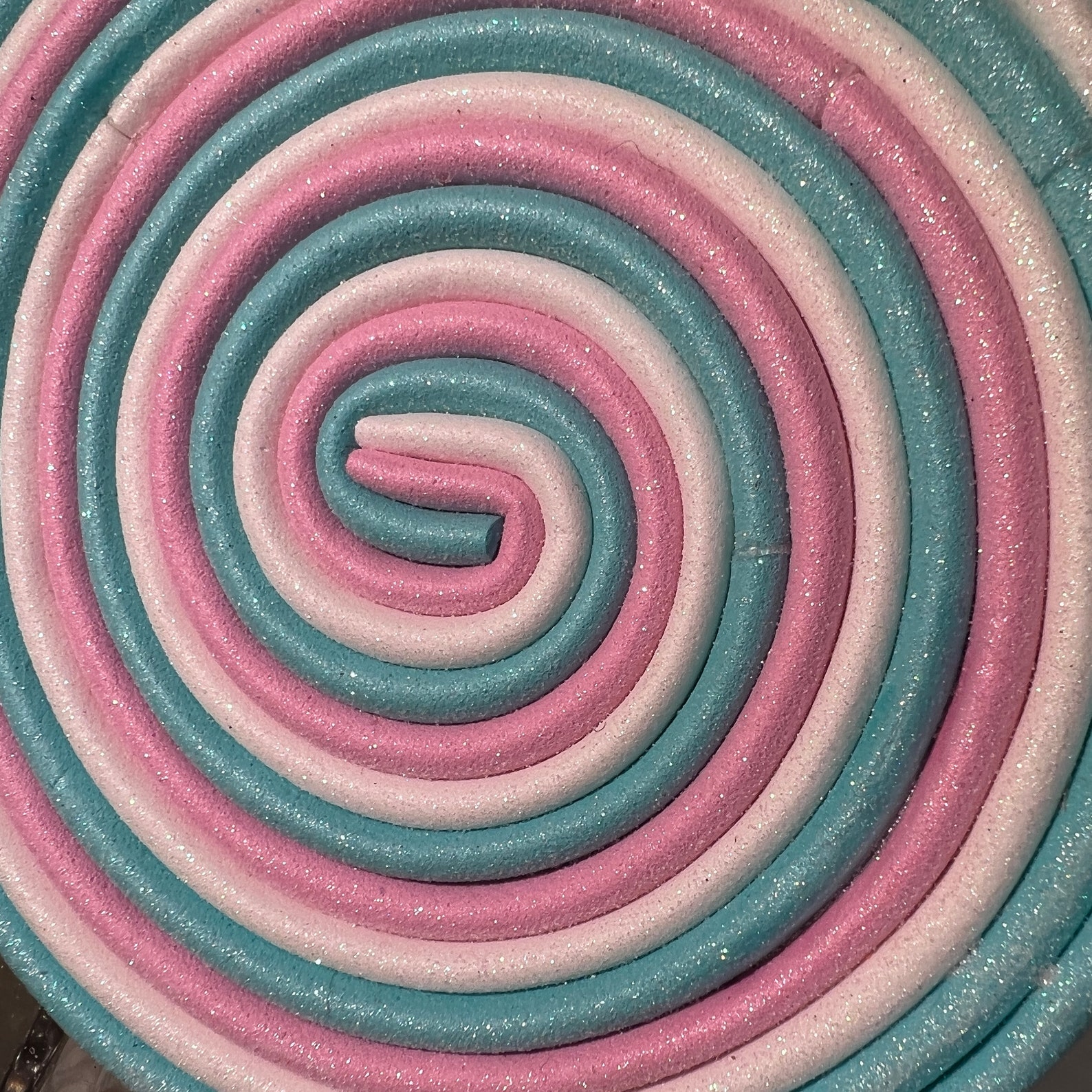 Glittered Foam Lollipop and Swirl Candy: Mint, Pink & White Ornament - Etsy