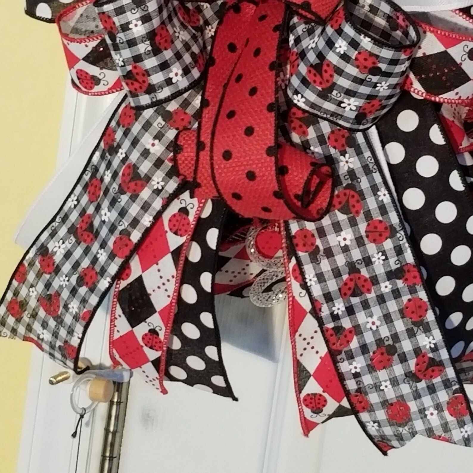 Ladybug Deco Mesh Front Door Decor Wreath Ladybug Lovers - Etsy