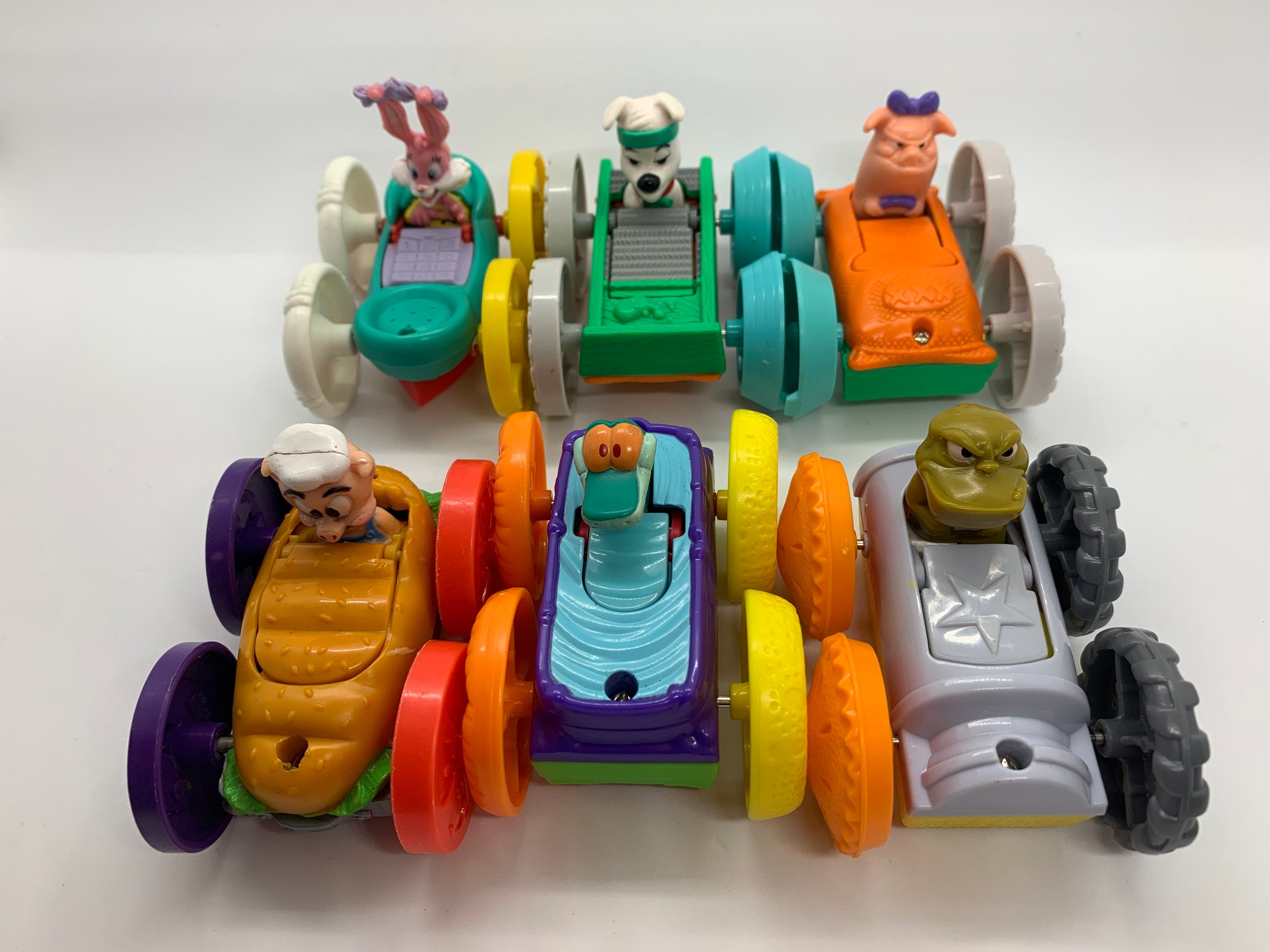 Vintage 90s Flip Car McDonalds Toys Tiny Tunes & 101 | Etsy