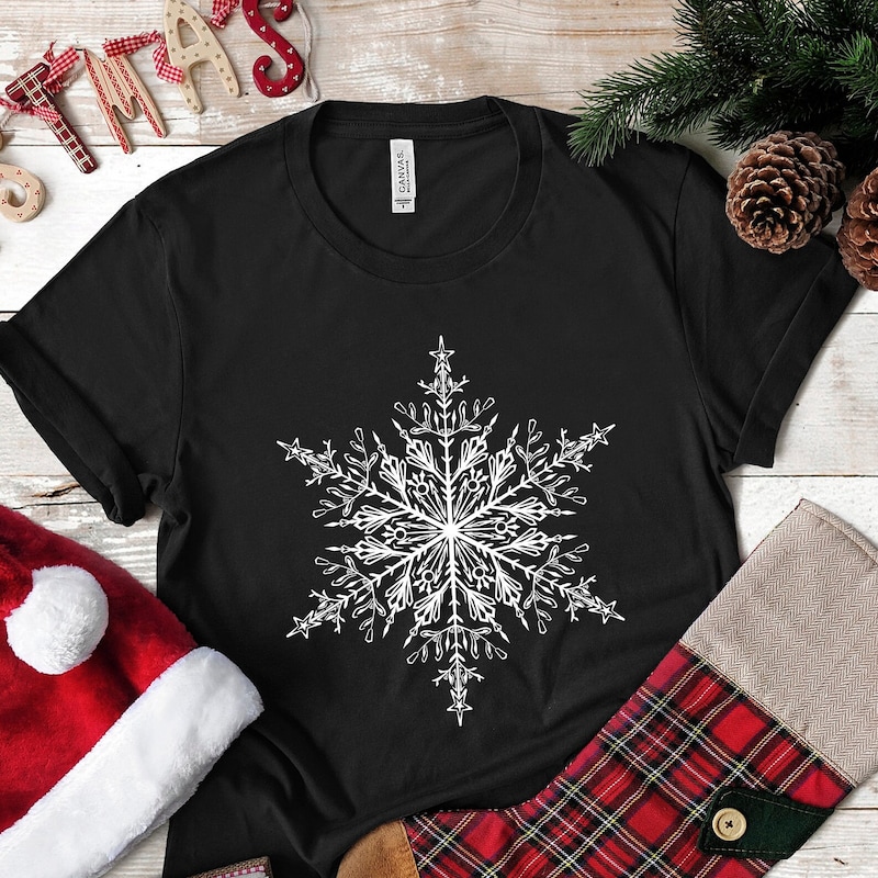 Snowflake Shirt - Etsy