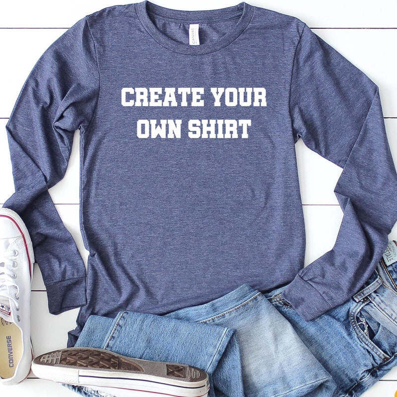 Personalized Long Tshirt - Etsy