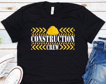 Construction Crew Shirt - Etsy