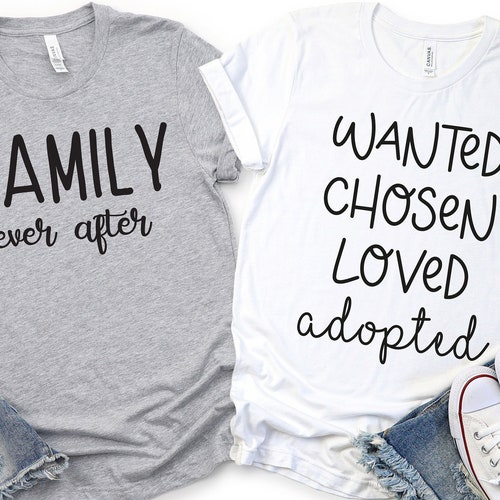 Matching Adoption Shirts Adoption Shirt Family Ever After - Etsy