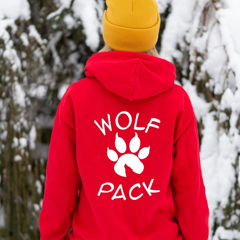 Wolf Hoodie - Etsy