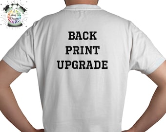 Back of Shirt/ Custom Request - Etsy