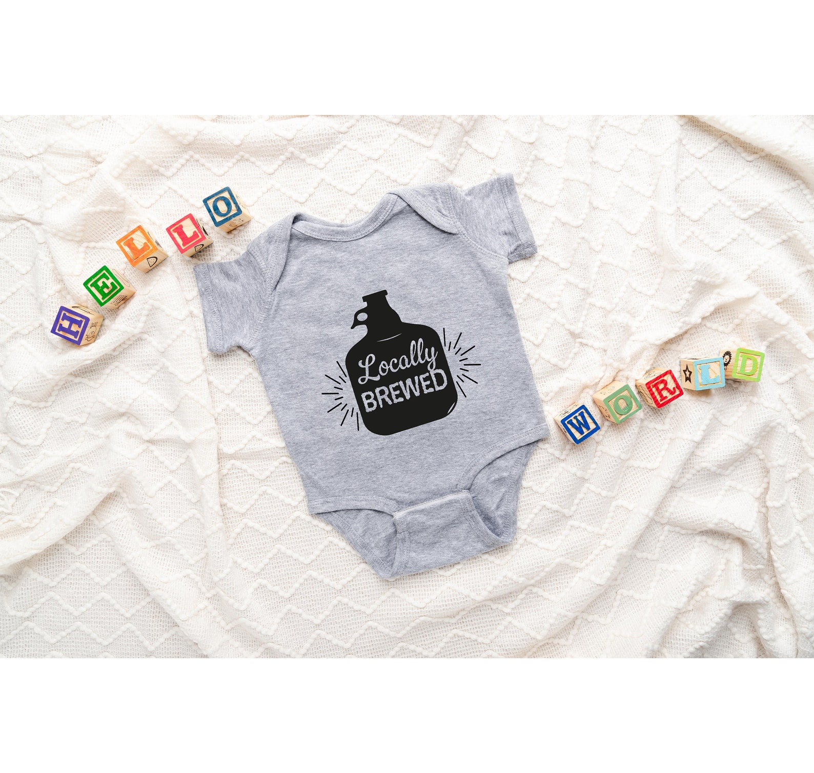 Beer Brewed Baby Onesie®, Cool Baby Clothes, Baby Shower Gift, Girl Boy ...