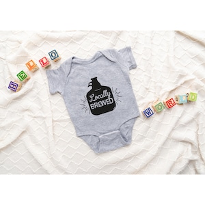Beer Brewed Baby Onesie®, Cool Baby Clothes, Baby Shower Gift, Girl Boy ...