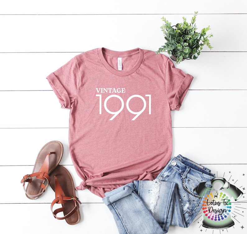 Vintage 1991 Retro T Shirt Est 1991 Shirt Thirty One - Etsy