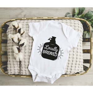 Beer Brewed Baby Onesie®, Cool Baby Clothes, Baby Shower Gift, Girl Boy ...