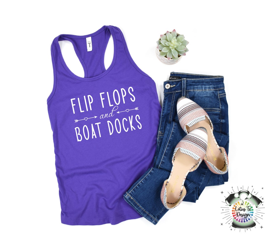Lake Tank Top: Boating Vacation Sleeveless Shirt - Etsy
