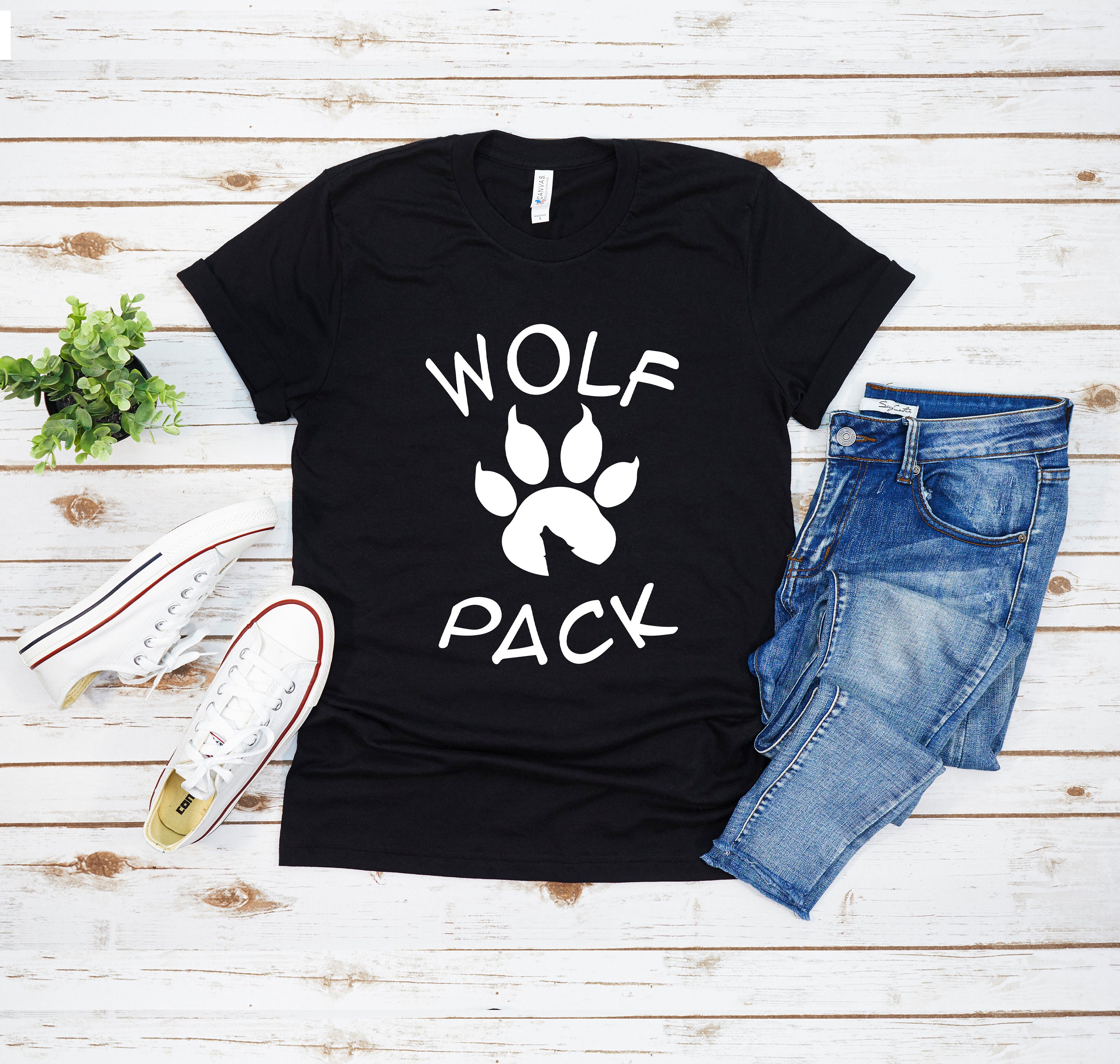 Wolf Pack Shirt Family Matching Shirts Wolf Pack T-shirt - Etsy