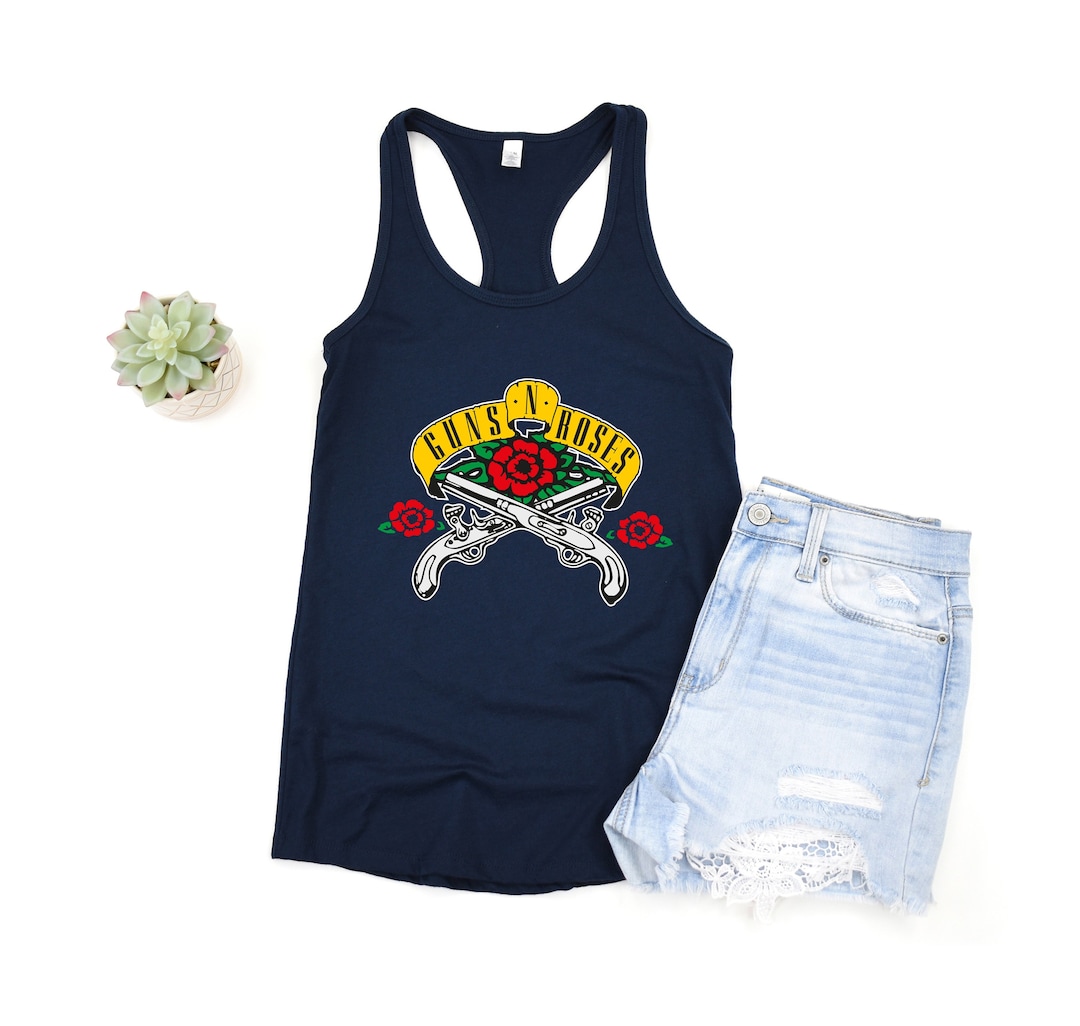 Guns and Roses Concert Band Tank Tops, American Hard Rock Band Tank ...