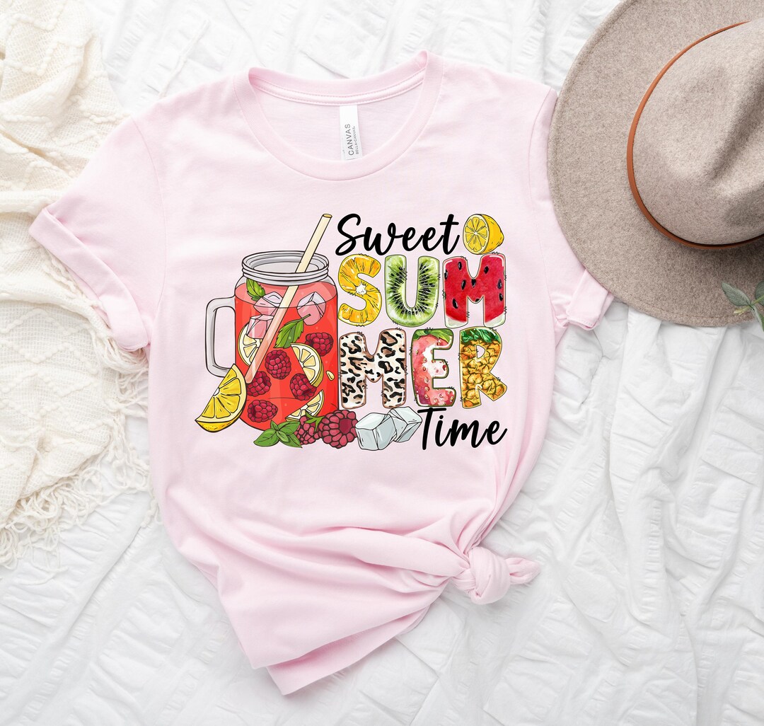 Sweet Summer Time Shirt, Cute Summer Tshirt, Fruits Shirt, Vacation ...