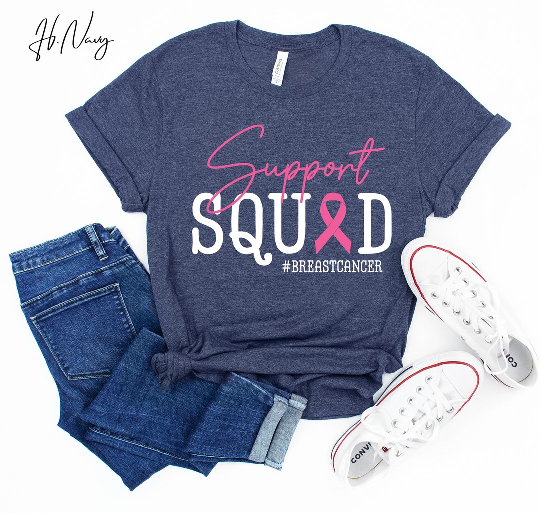 Custom Support Squad Breast Cancer Shirt, Team Cancer Shirt ...