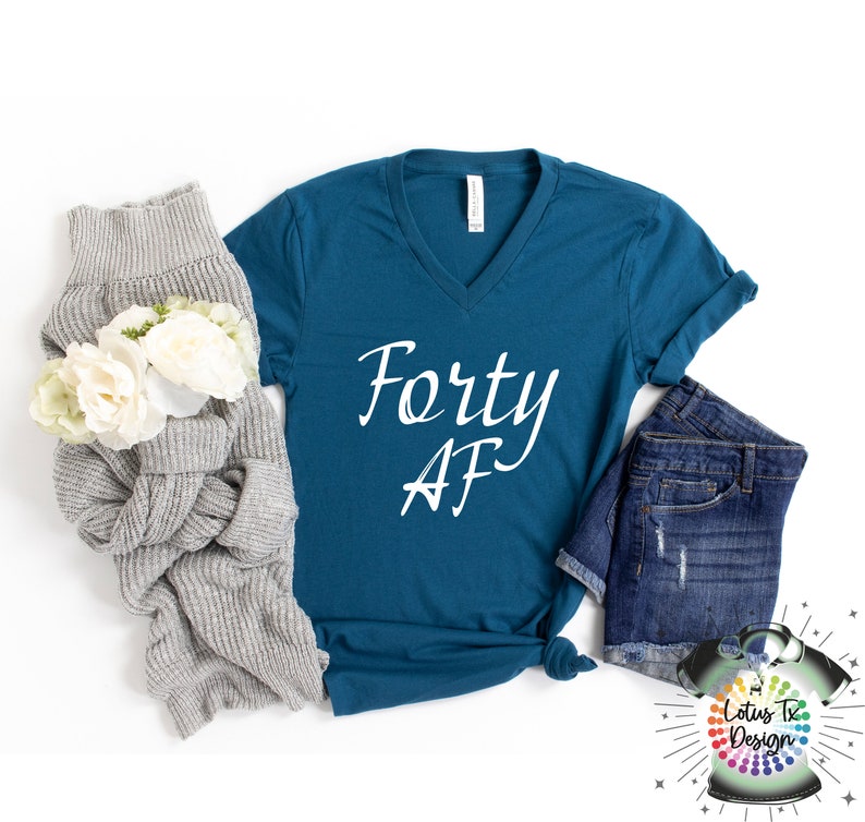 Forty AF Shirt Forty AF Squad 40th Birthday Shirt 40th - Etsy