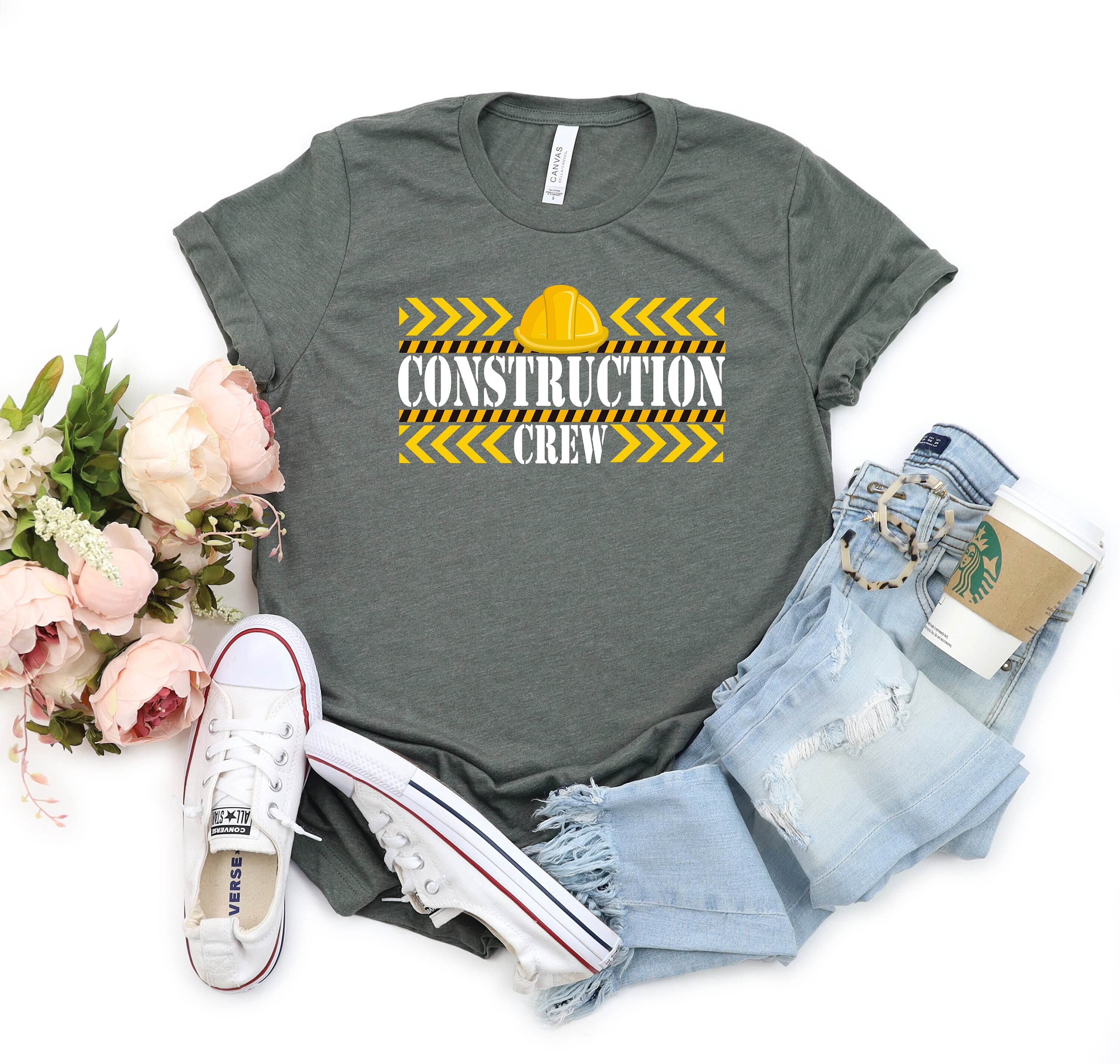 Construction Crew Shirtconstruction Birthday Shirt | Etsy