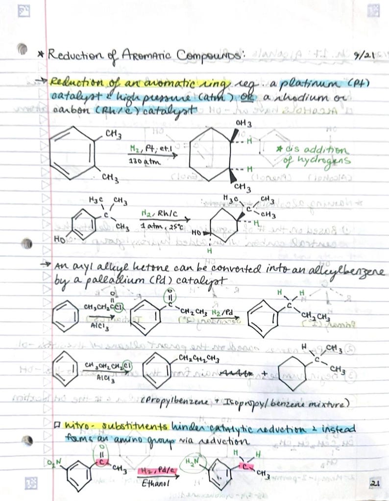 Organic Chemistry 2 Notes (70+ Pages With Practice Problems) - Etsy