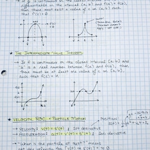 AP Calculus AB Notes - Etsy