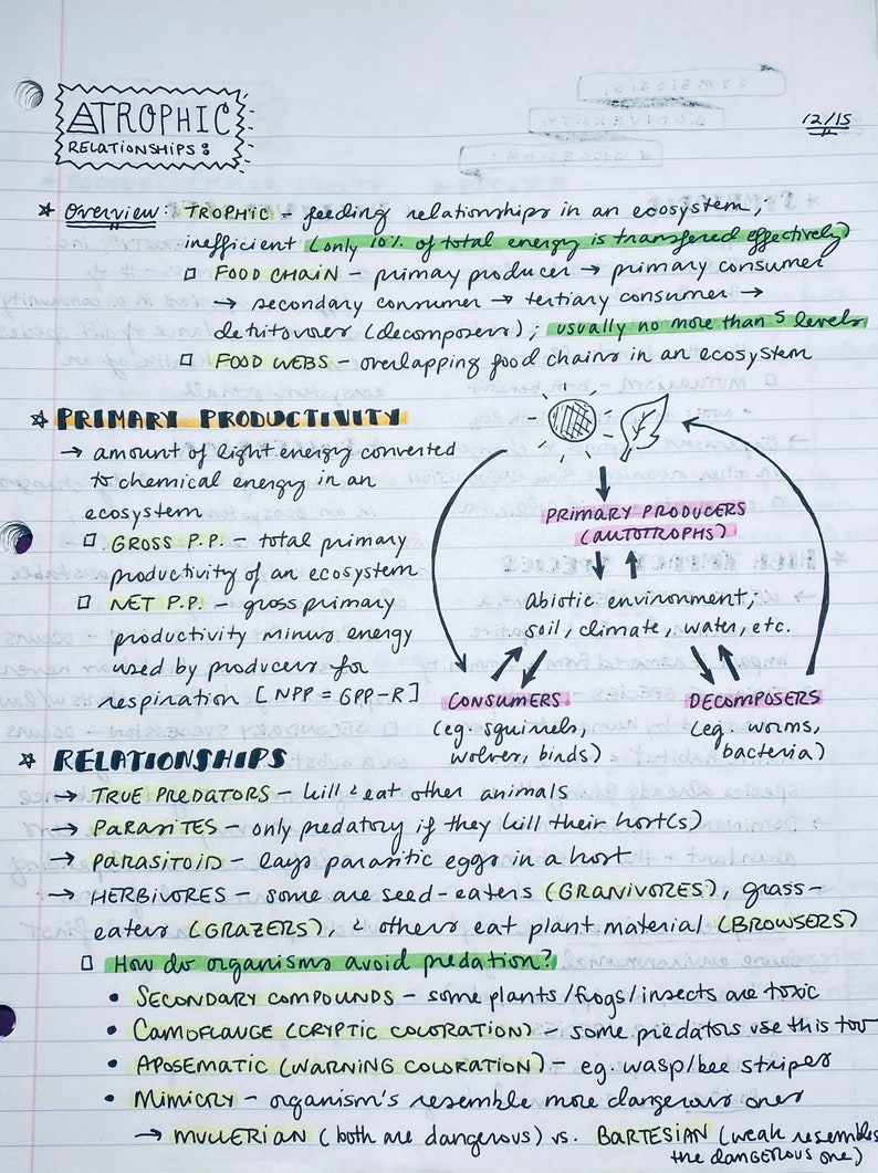 AP Biology Notes 70 Pages | Etsy UK