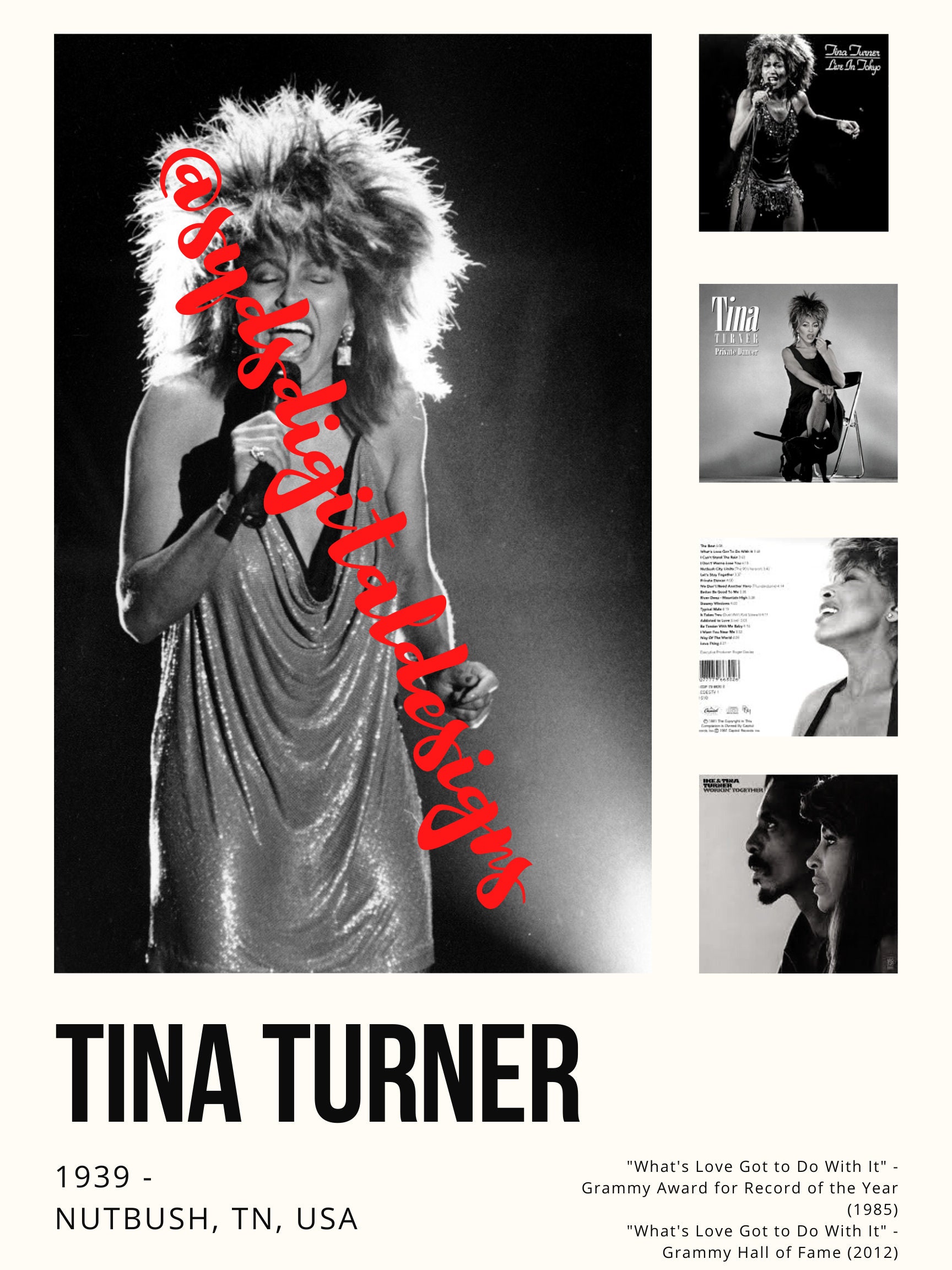 Classic Female Rockers Poster Collection - Etsy