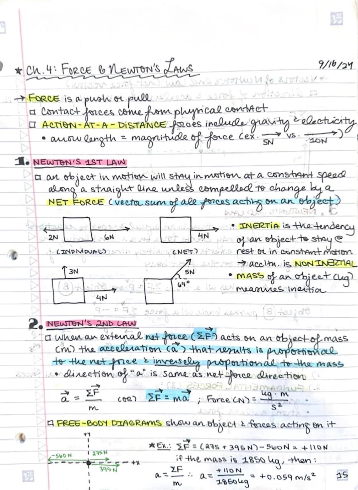 AP Physics Notes (60+ Pages With Practice Problems) - Etsy