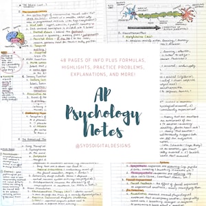 AP Psychology Notes - Etsy Canada