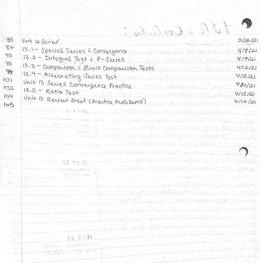 AP Calculus BC Notes - Etsy