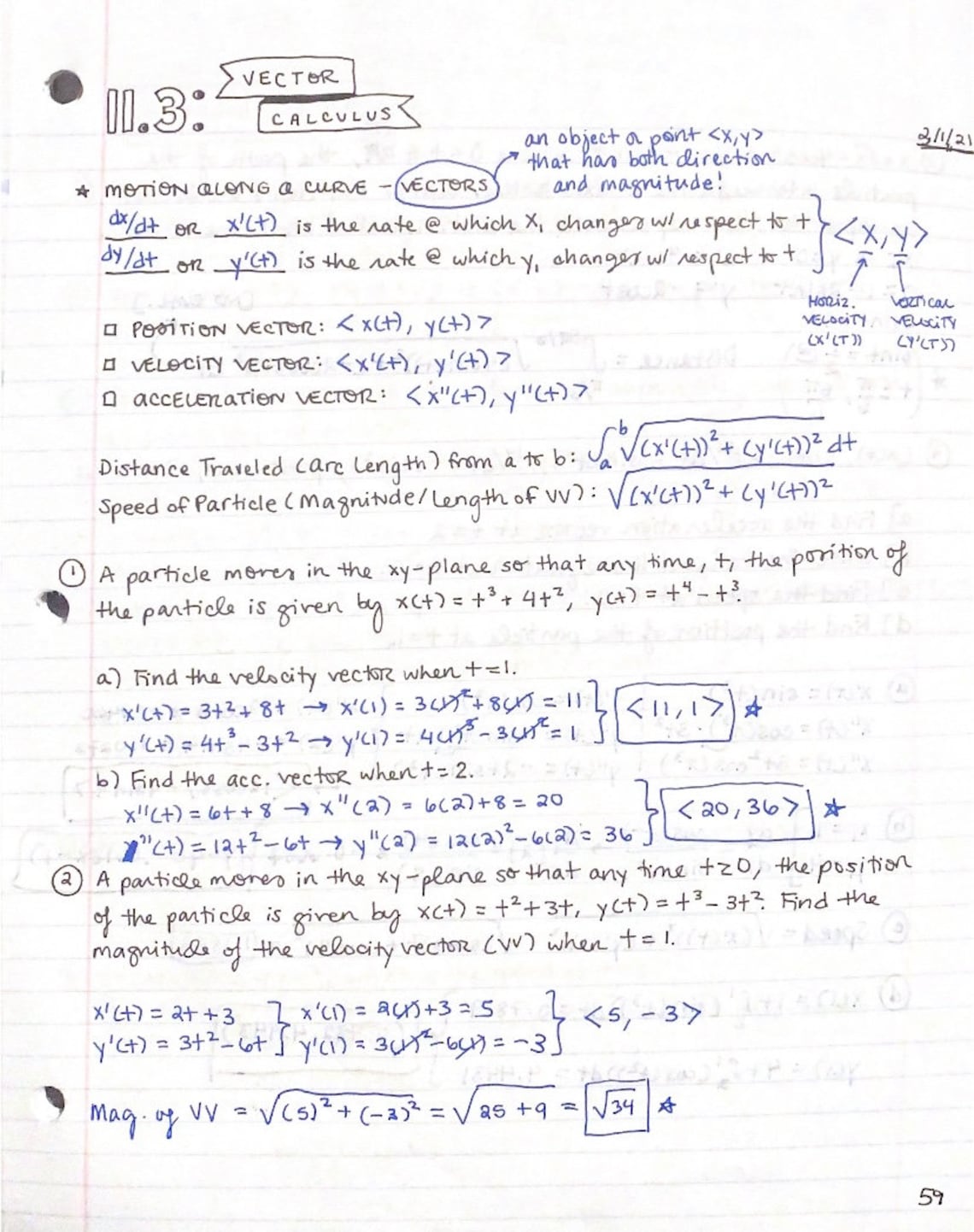 AP Calculus BC Notes With Practice Problems 90 Pages - Etsy