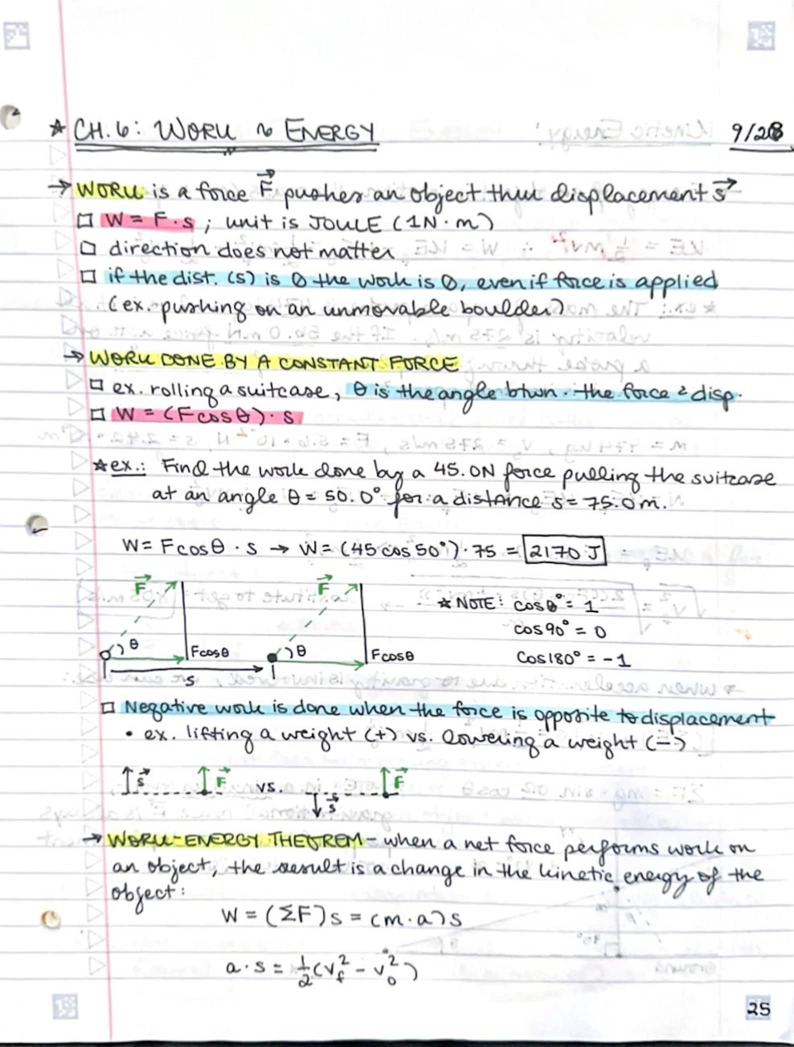 AP Physics Notes (60+ Pages With Practice Problems) - Etsy