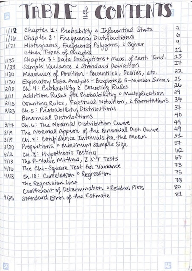 AP Statistics Notes With Practice Problems 80 Pages - Etsy UK