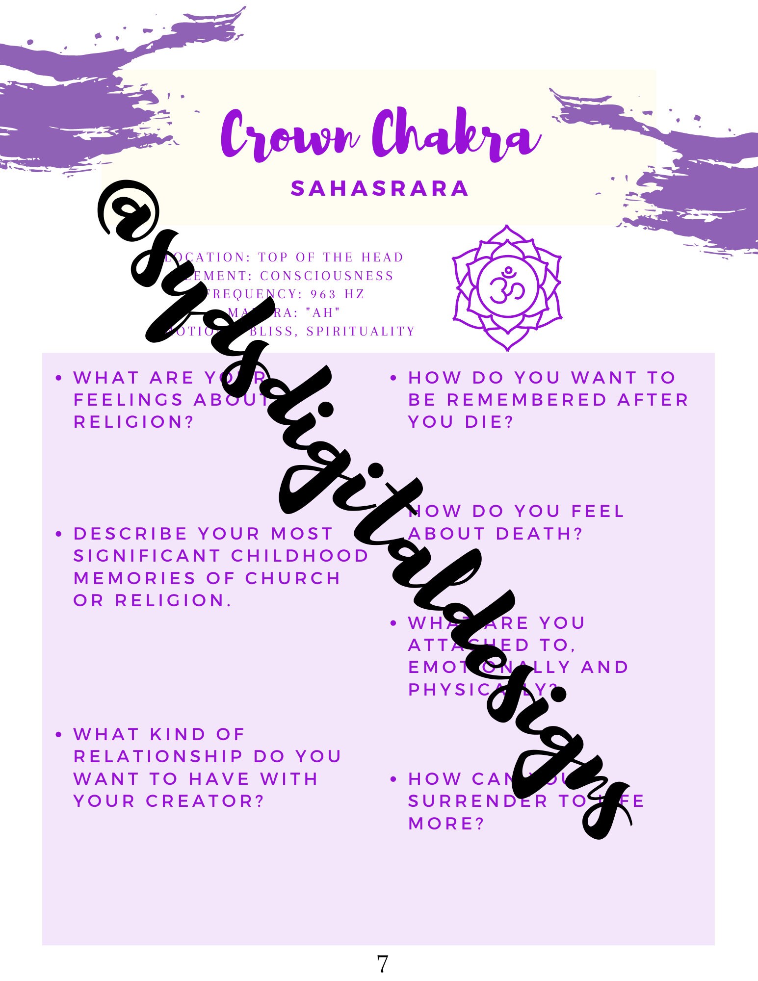 Chakra Shadow Work Journal - Etsy