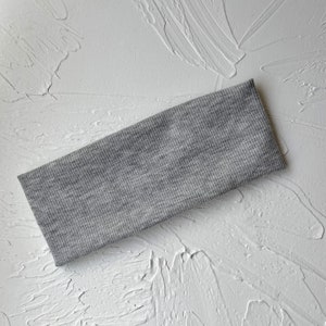 Ribbed Cotton Headband | Hairband | Yoga Band | Wide Cotton Jersey ...