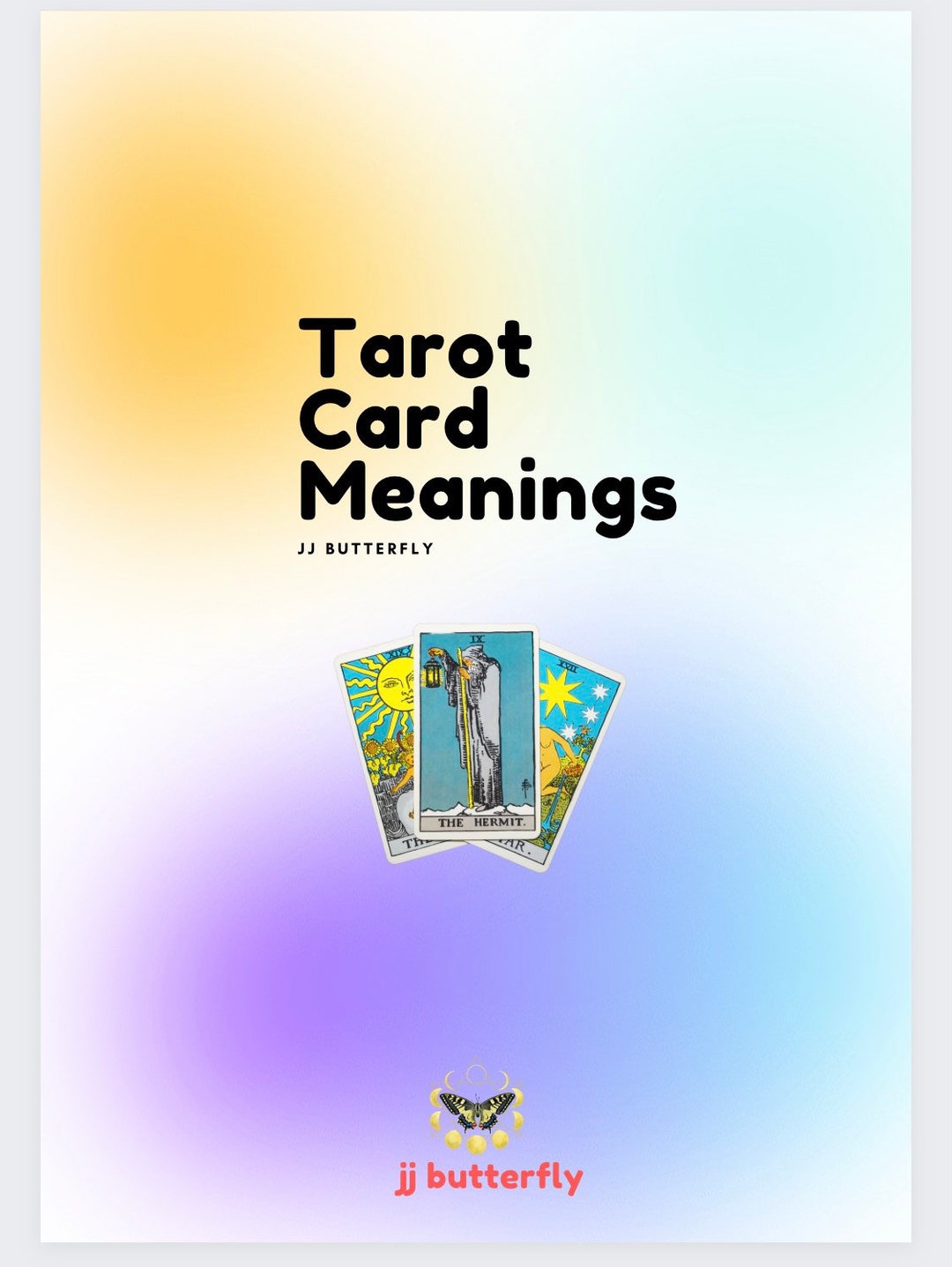 Tarot Card Meaning Cheat Sheet - Etsy