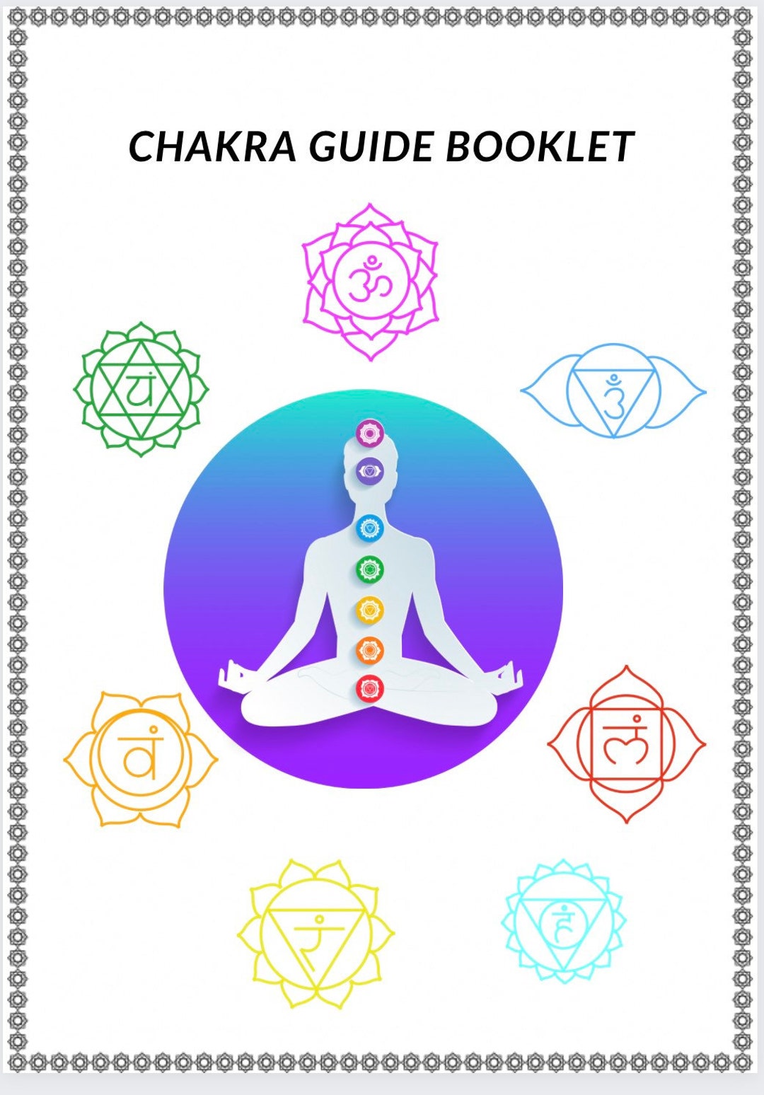 Chakra Guide Booklet PDF - Etsy