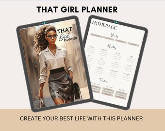 THAT GIRL Planner | Undated Digital Planner | iPad Planner | Goodnotes ...