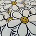 Smiley Daisy Sticker - Etsy