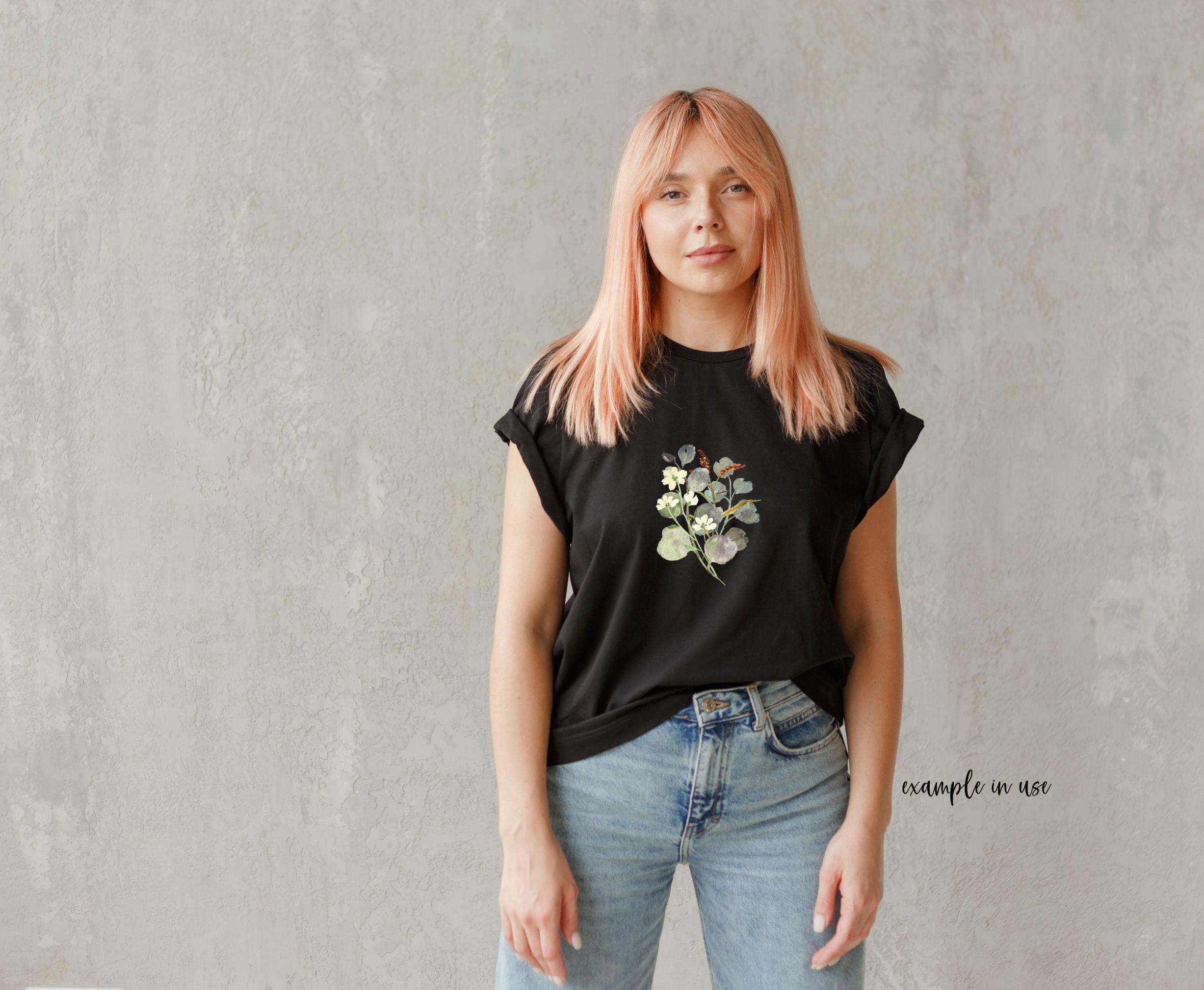 Rust Orange Watercolor Flower Clipart Fall Flowers for Wedding - Etsy