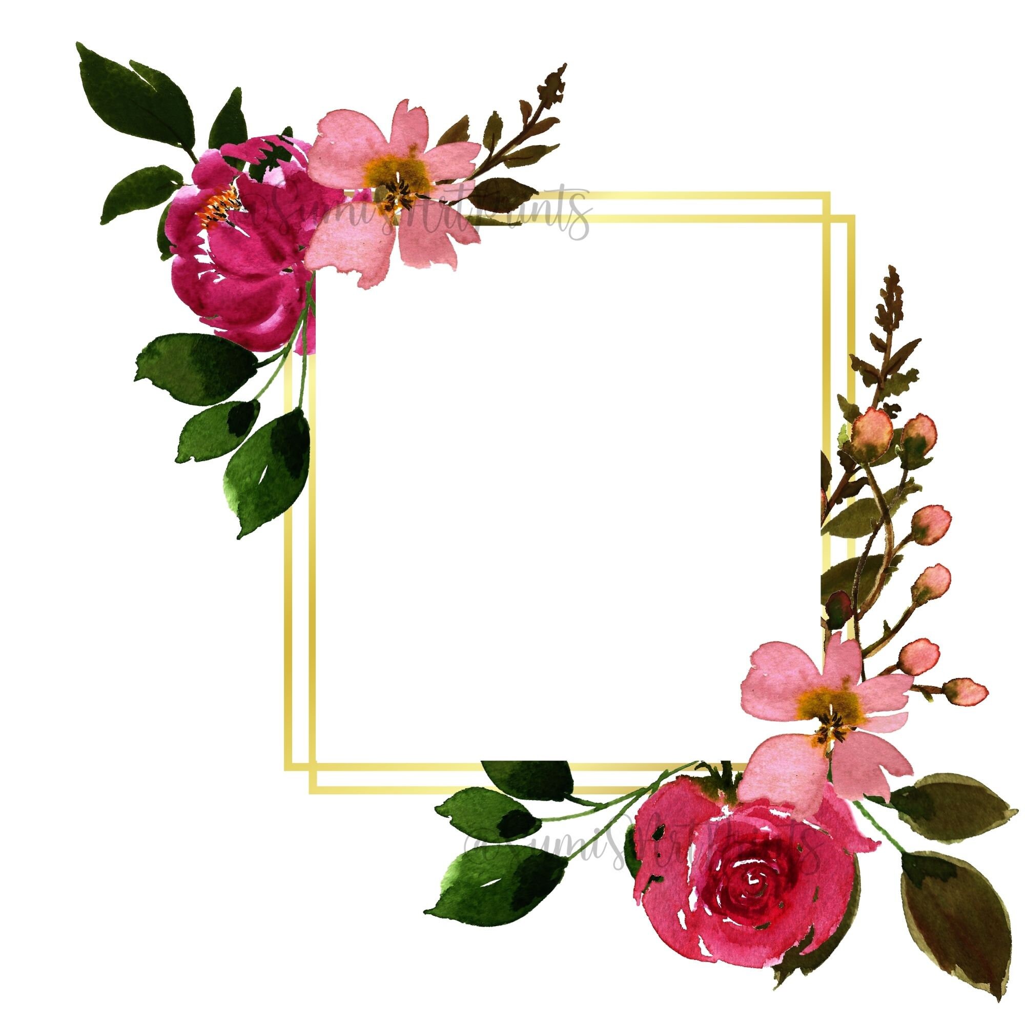 Pink Peony Pink Rose Clipart Png Flower Wreath Png Rose - Etsy