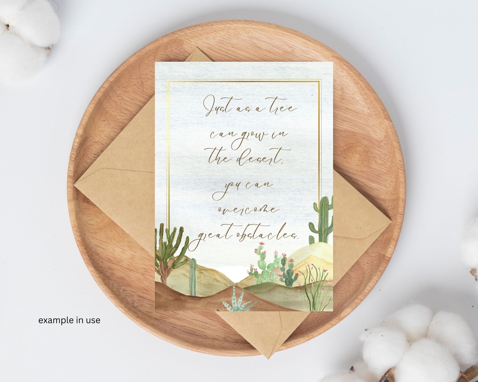 Watercolor Desert Mountain PNG Desert Cactus Elements Night Sunset ...