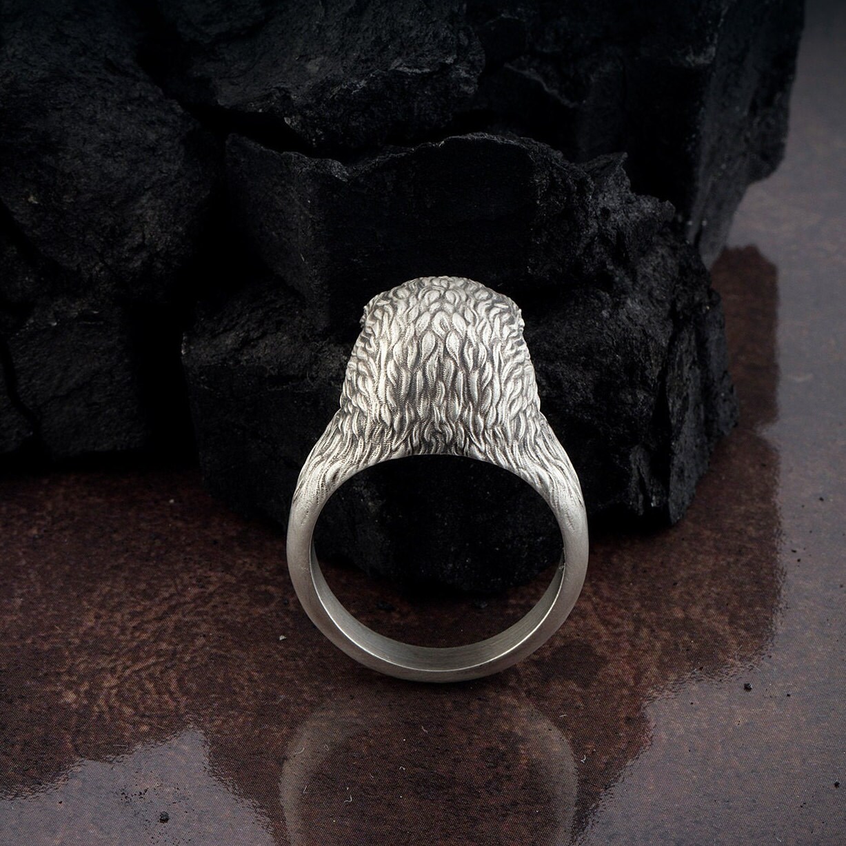 Silver Eagle Men Ring American Eagle Ring Eagle Signet Ring | Etsy