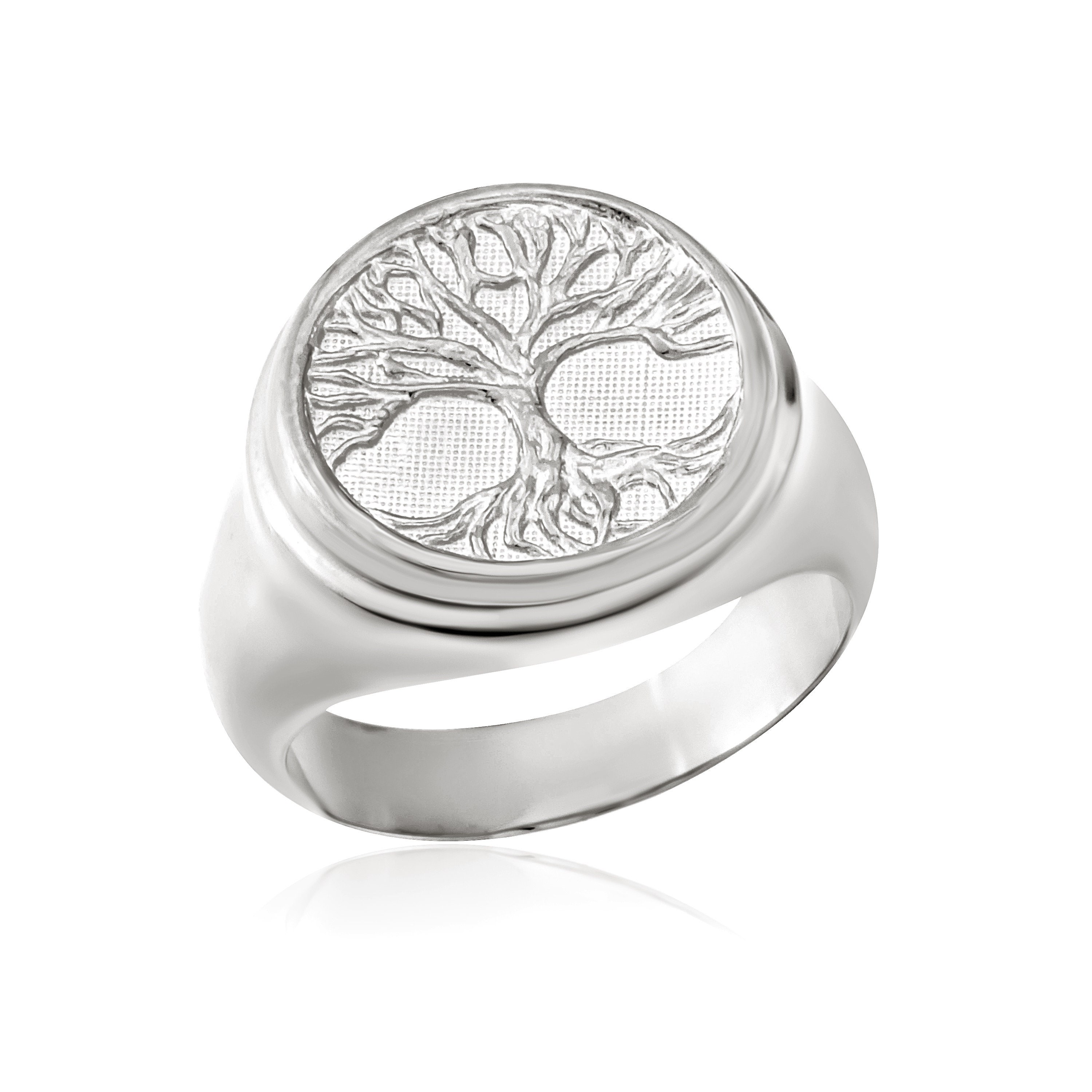 18K Gold Tree of Life Ring 14K Gold Family Tree Statement - Etsy