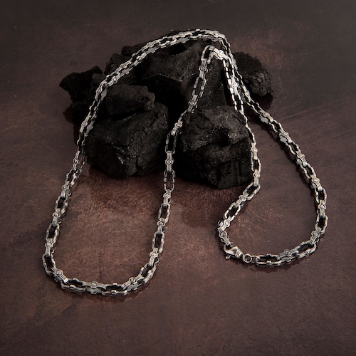 Silver Byzantine Chains Silver Handmade Chain Necklace - Etsy