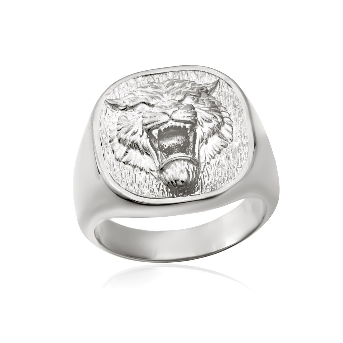 18K Gold Tiger Rings 14K Gold Signet Animal Rings 10K Tiger - Etsy