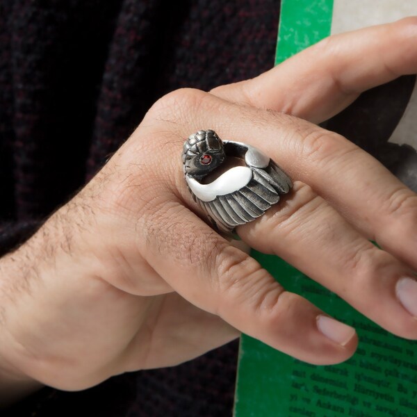 Mens Owl Ring - Etsy