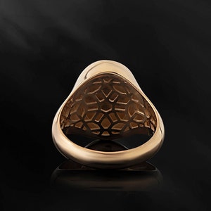 14K Solid Gold Cobra Snake Ring, Gold Snake Rings for Men, 18K Unique ...