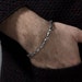 Silver Byzantine Man Chains, Handmade Unique Chain Bracelets, Men's 925 ...