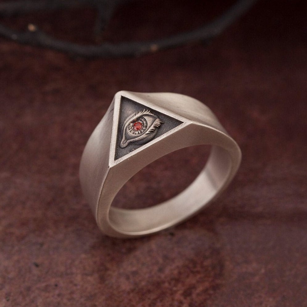 Freemason Ring 925 Silver Master Masonic Rings Freemasonry - Etsy