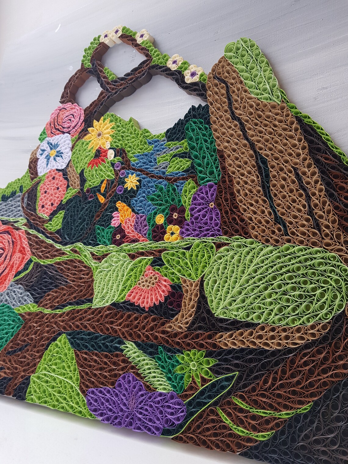 Mother Nature, Quilling, 3D Paper Art, Wall Decor, Unique Art ...