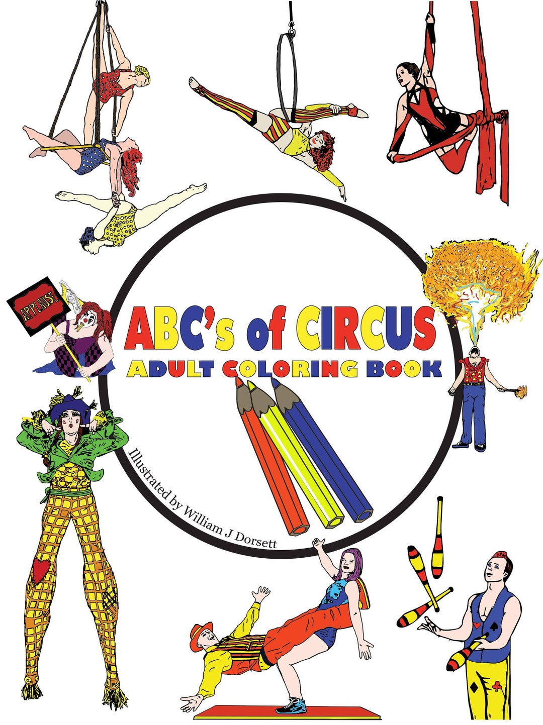 Abc's of Circus Coloring Book - Etsy
