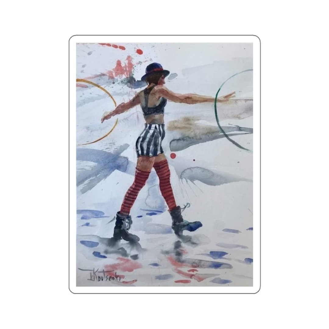 Hula Hooper Sticker - Etsy